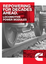Locomotive Power Modules Spec Sheet – Cummins DKSH (Thailand)